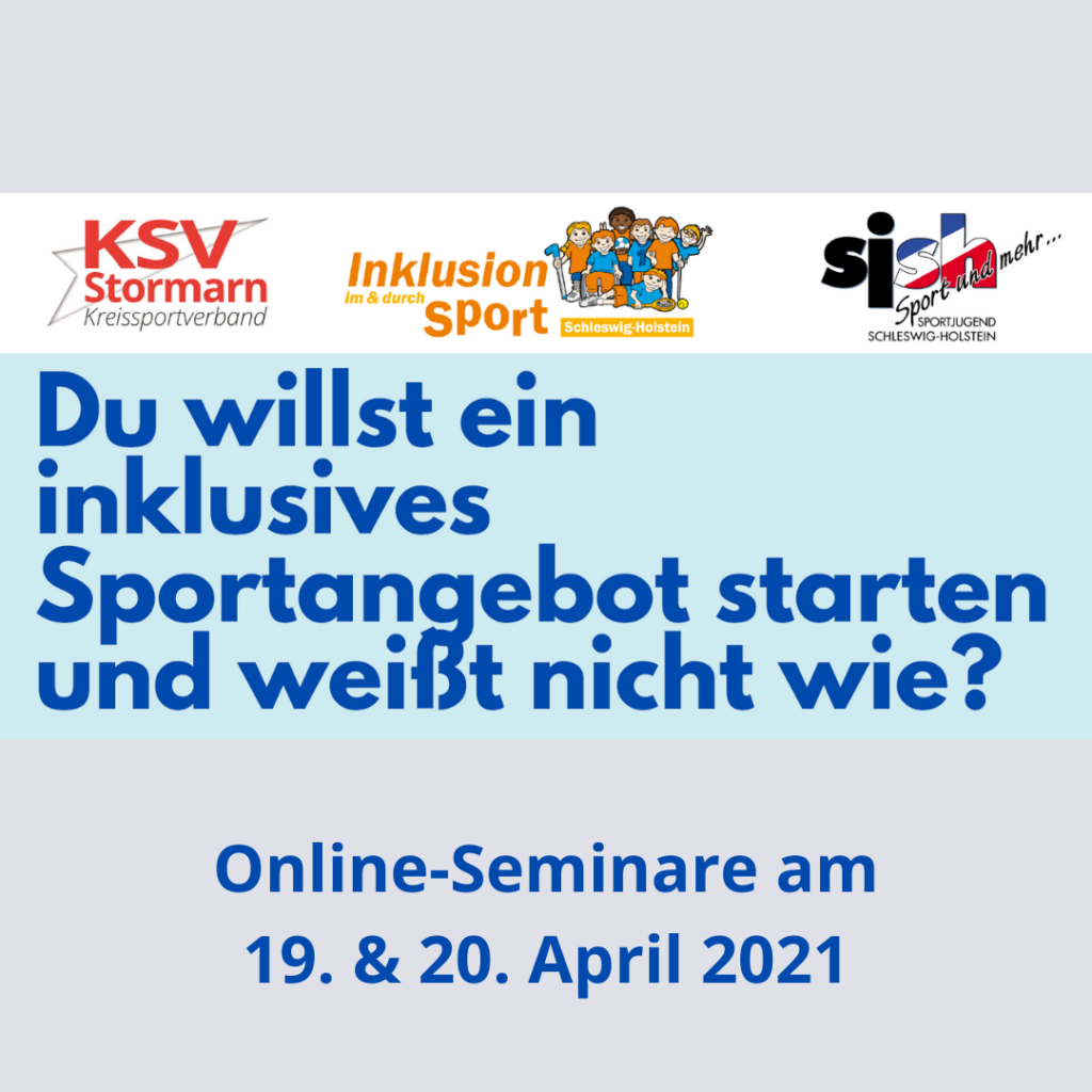 Neu: Online-Seminare „Inklusive Sportangebote im Verein starten“ am 19 ...